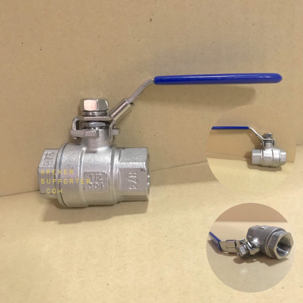 2 PC Ball Valve 1/2" - BrewerSupporter