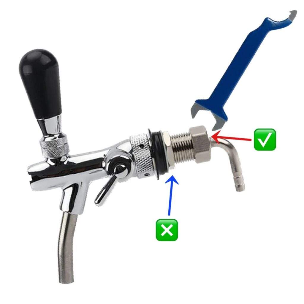 Beer Tap & Hex Nut Wrench - BrewerSupporter