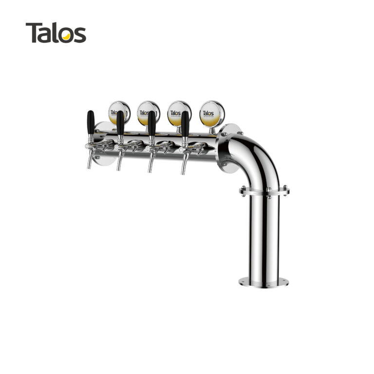 L-Shaped Beer Tower 4 Taps - BrewerSupporter