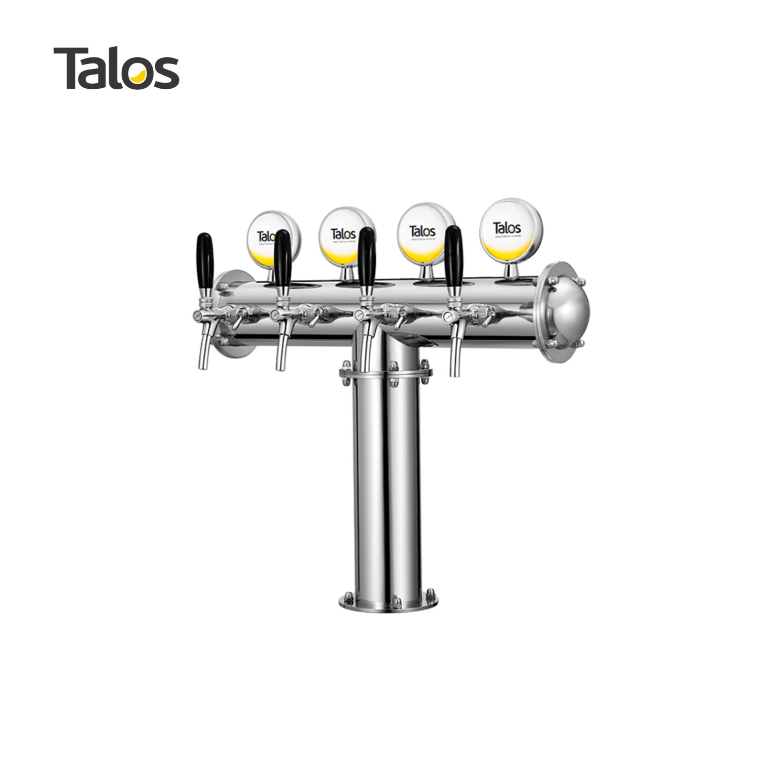 T-Shaped Beer Tower 4 Taps - BrewerSupporter